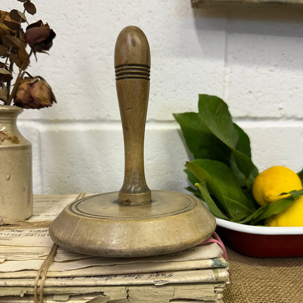 Antique Wooden Butter Worker, Vegetable Press – The Blind Mole