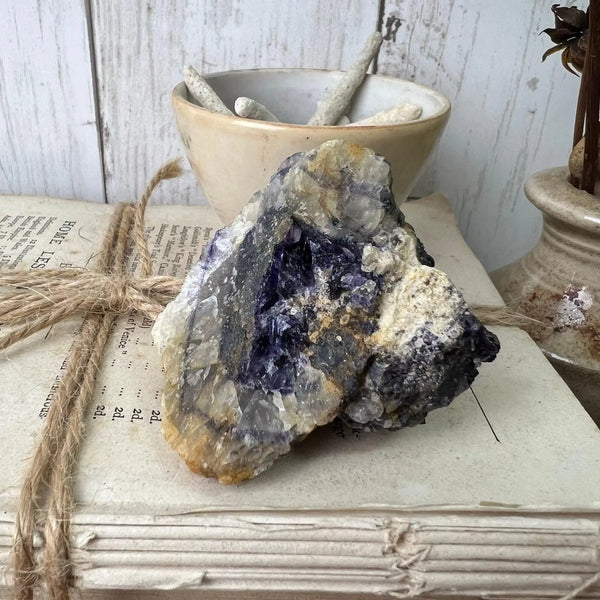 Vintage Purple Blue John Specimen Curiosity – The Blind Mole