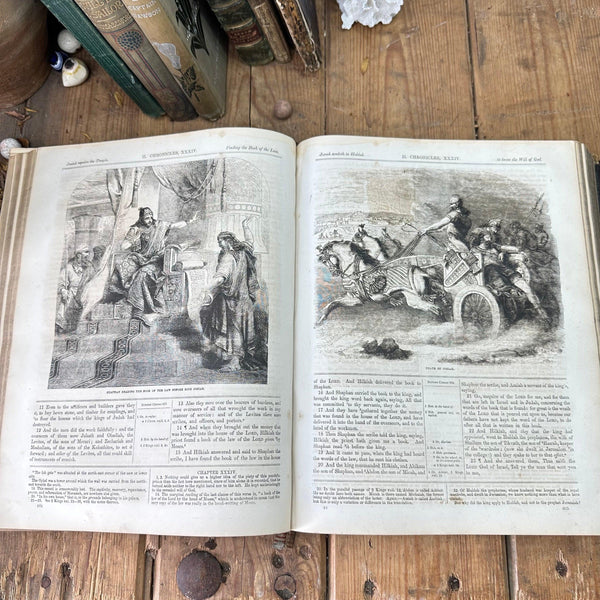 Large Antique Family Bible – The Blind Mole