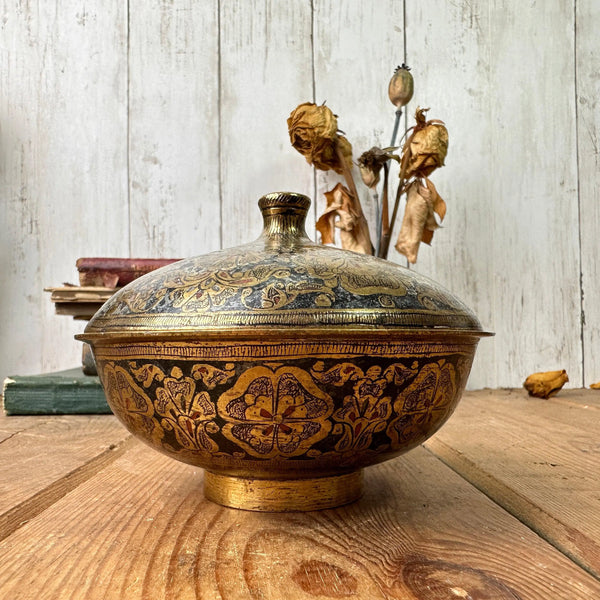 Vintage Arabian Middle Eastern Dish Lidded Pot – The Blind Mole