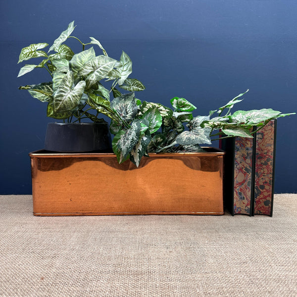 Antique Copper Rectangular Planter – The Blind Mole